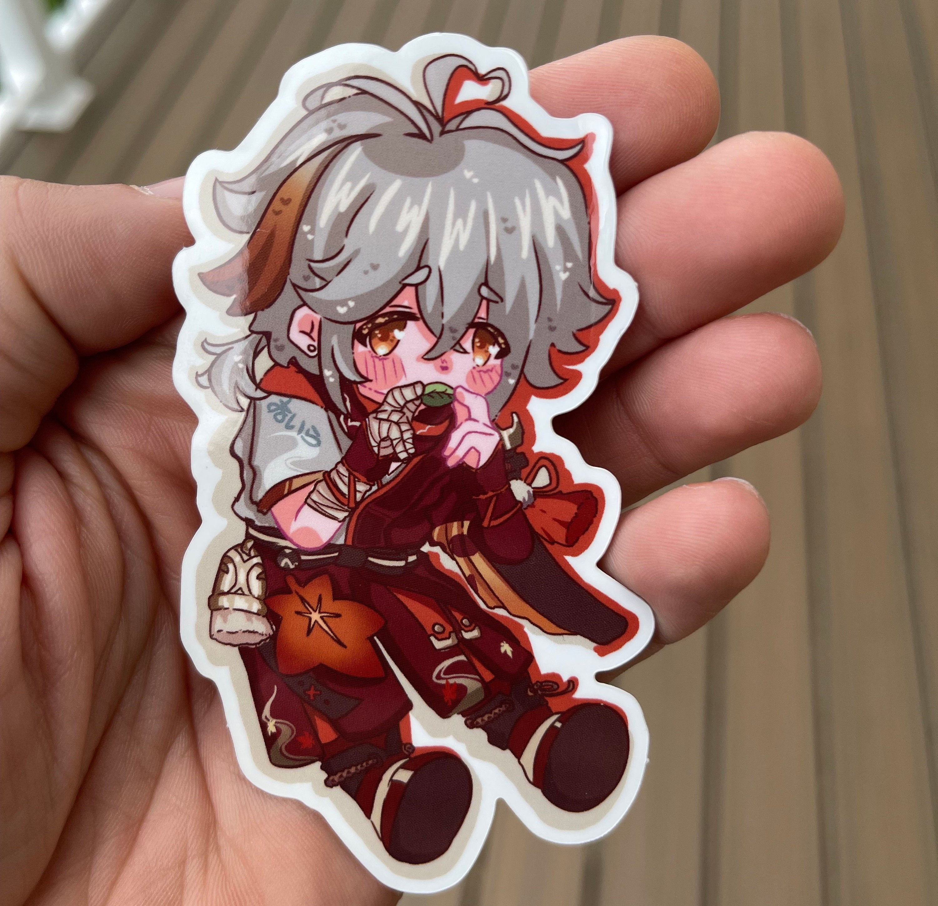 Kazuha Chibi Sticker Genshin Impact - Etsy
