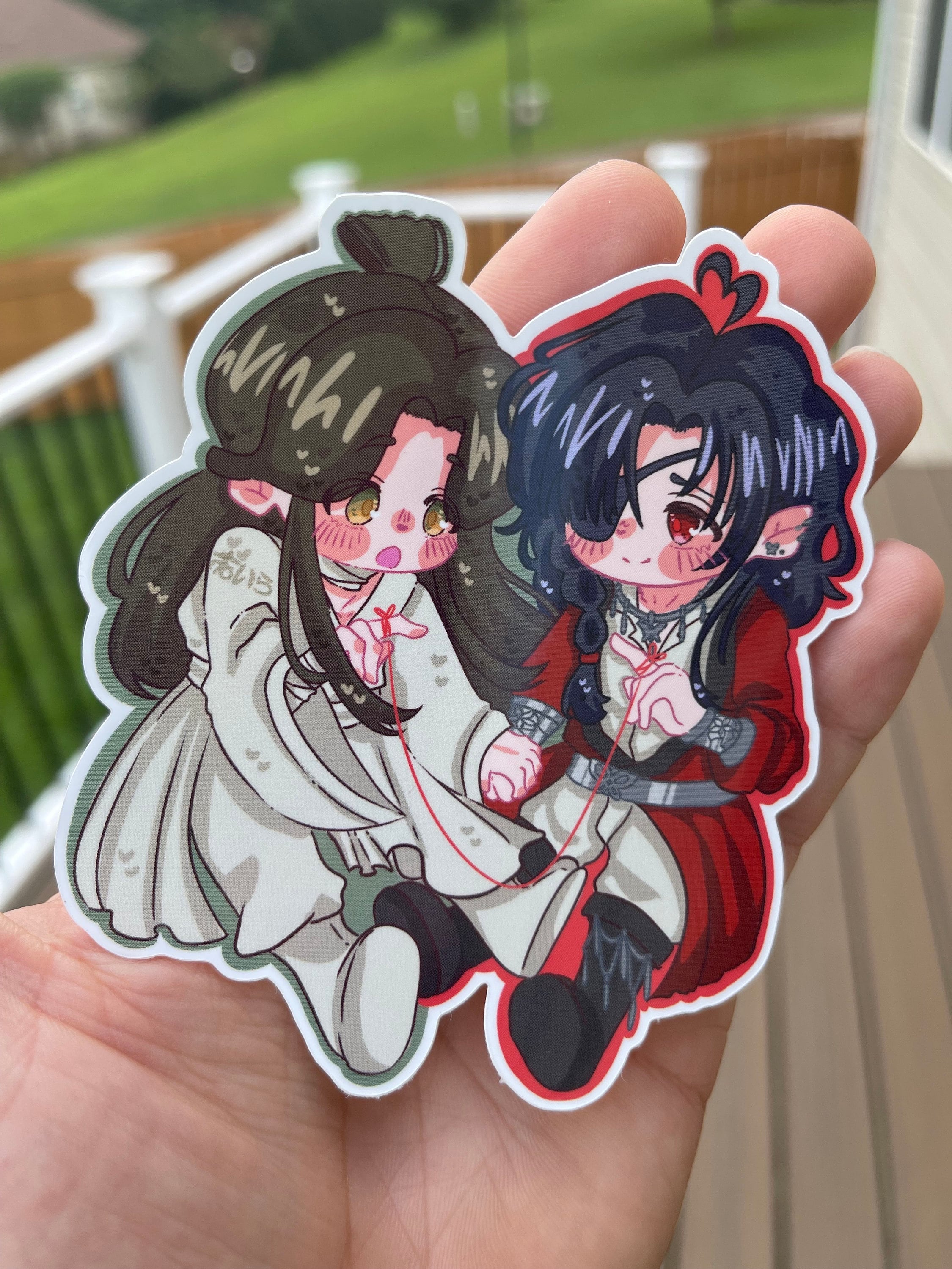 Xie Lian / Hua Cheng Chibi Sticker Heaven Officials Blessing - Etsy
