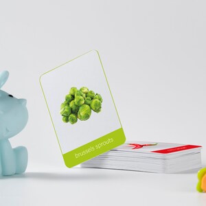 Vegetables Flash Cards • Real Photos • PDF Printable • for Preschoolers ...