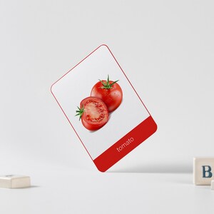 Vegetables Flash Cards • Real Photos • PDF Printable • for Preschoolers ...