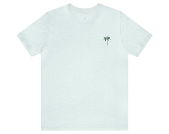 Palm Tree Retro T-shirt Tropical Island Tee Summer Vibes Palm Beach ...