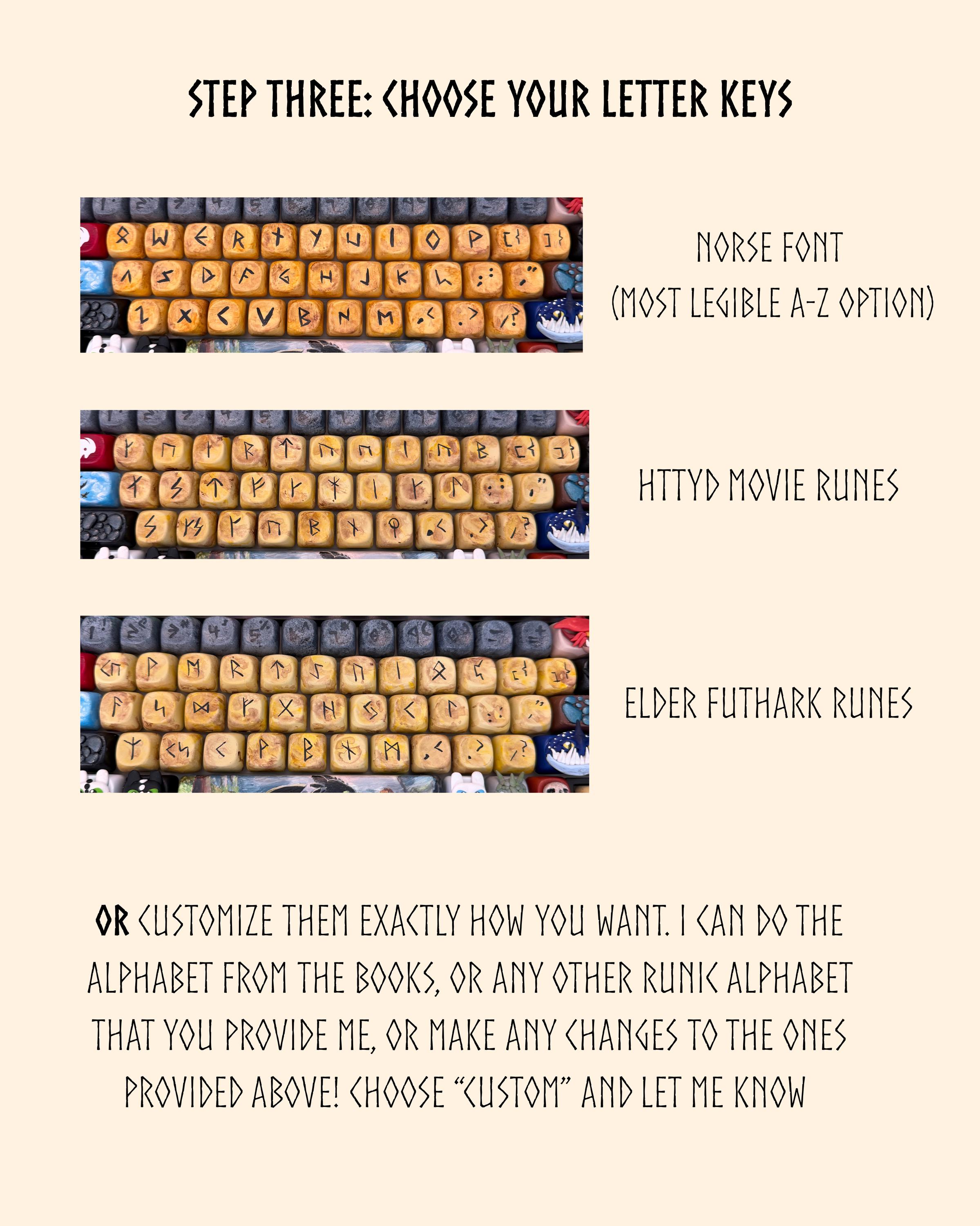 HTTYD Inspired Artisan Keyboard (pre-order) - Etsy