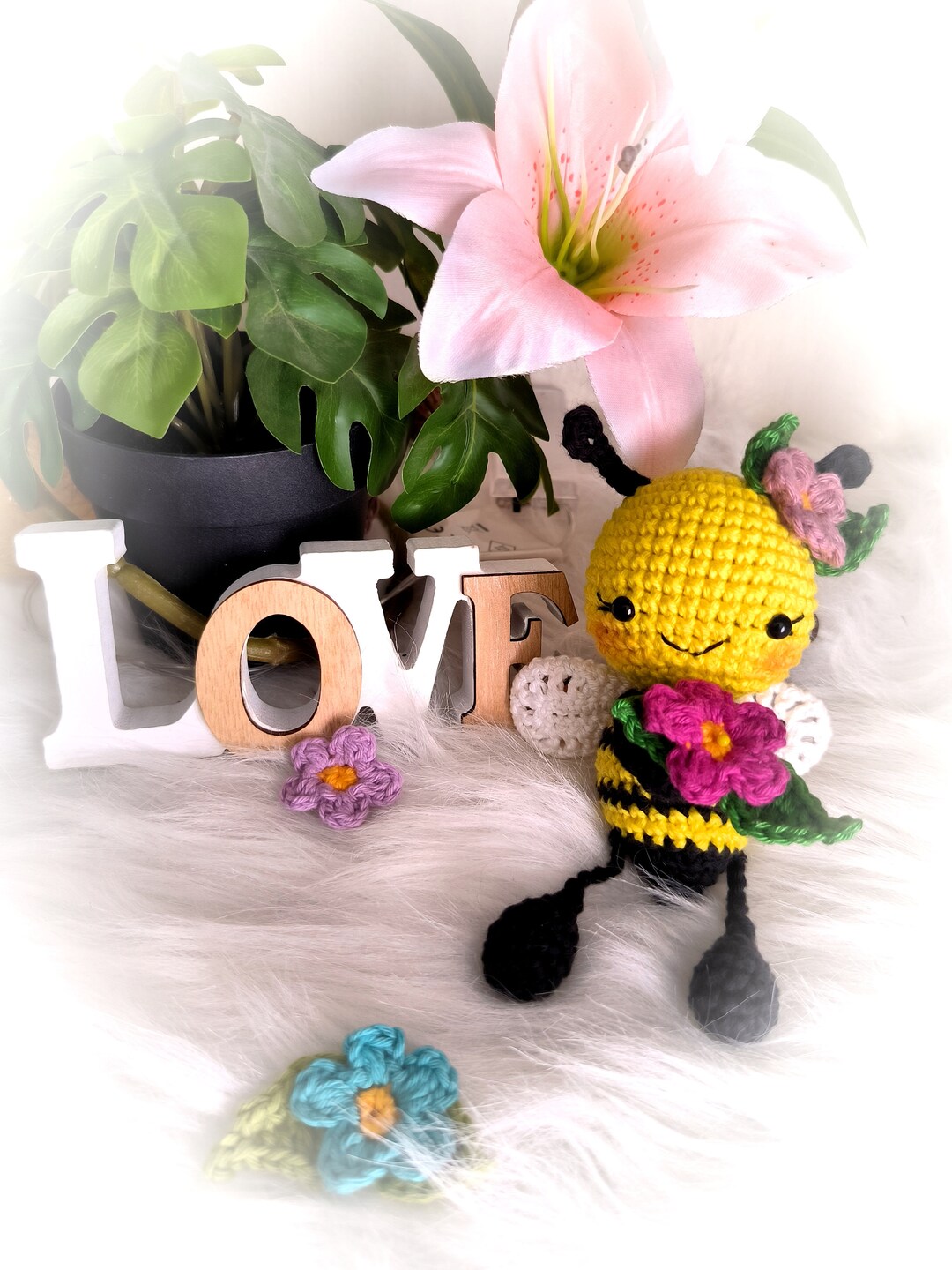 Lili the Bee Crochet Tutorial/pattern PDF in French - Etsy