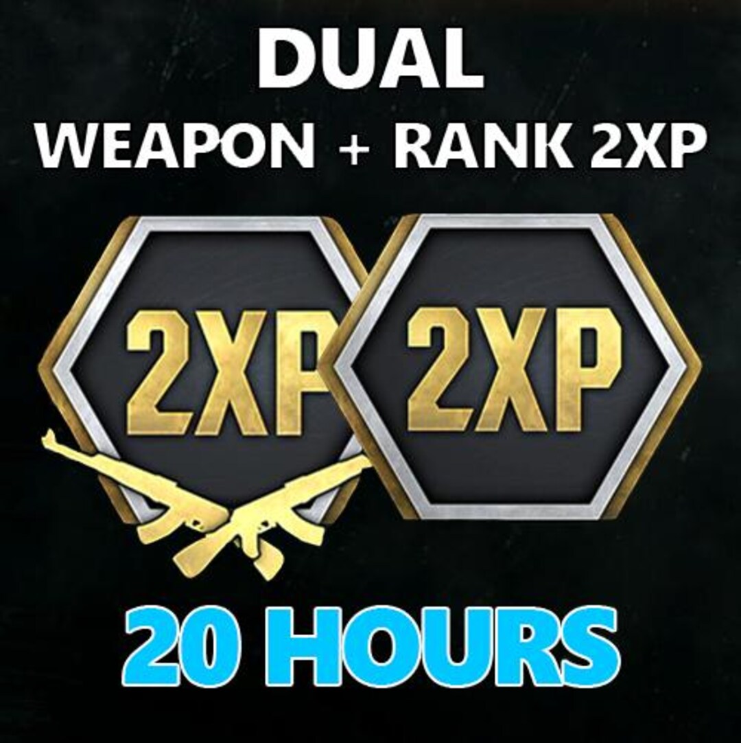 20 Hours 2XP Call of Duty: Black Ops 6 Dual XP RANK WEAPON Monster ...