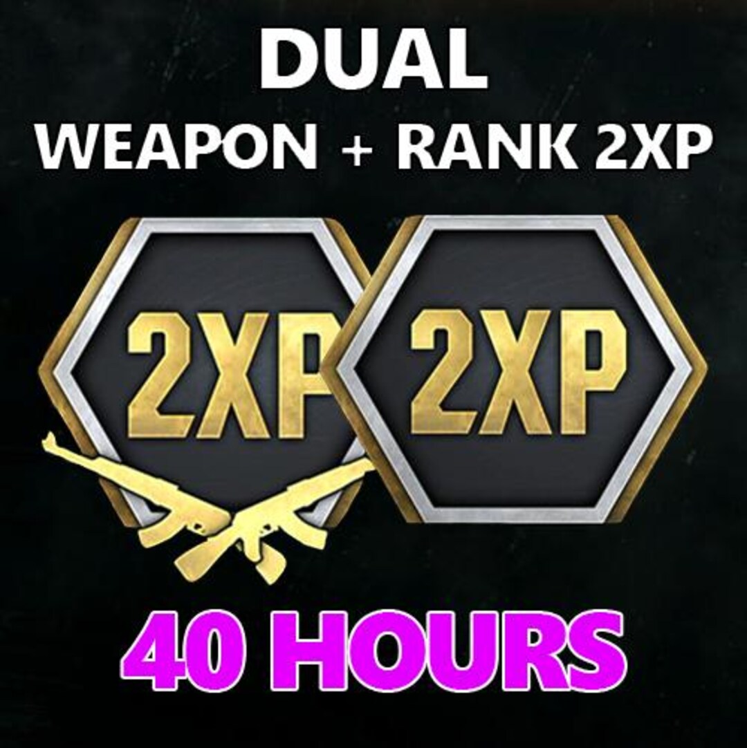 40 Hours 2XP Call of Duty: Black Ops 6 Dual XP RANK WEAPON Monster ...