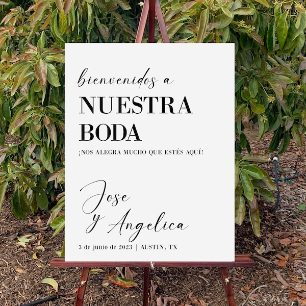 Spanish Welcome Sign - Etsy