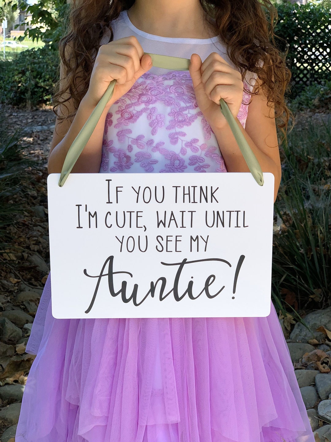 If You Think Im Cute Wait Until You See My Auntie Wedding Ring Bearer