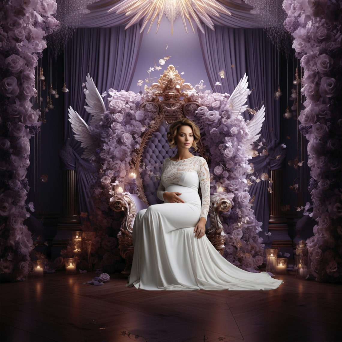 20 X Digital Backdrops, Angel Wings Digital Backgrounds, Maternity ...