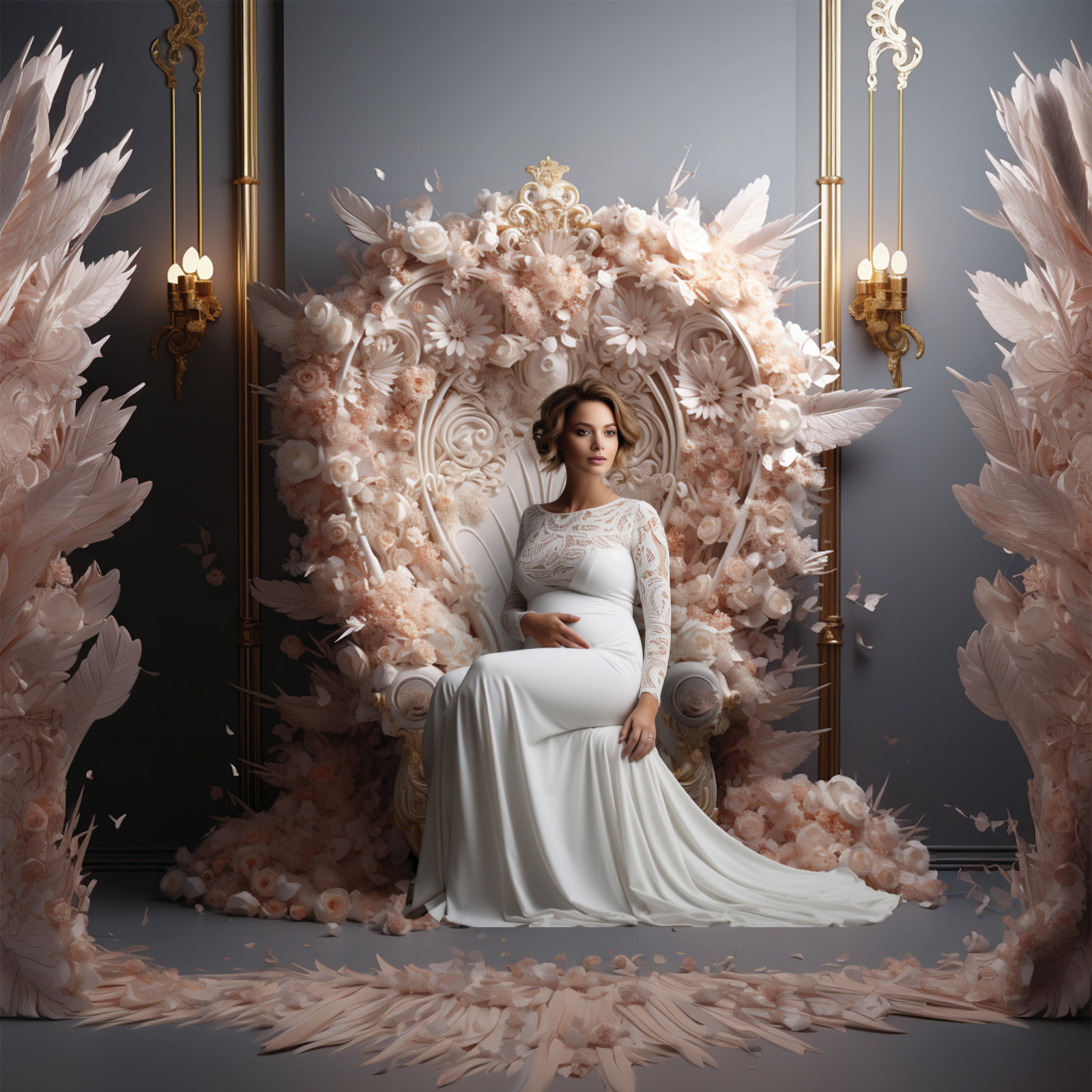 22 X Digital Backdrops, Angel Wings Digital Backgrounds, Maternity ...