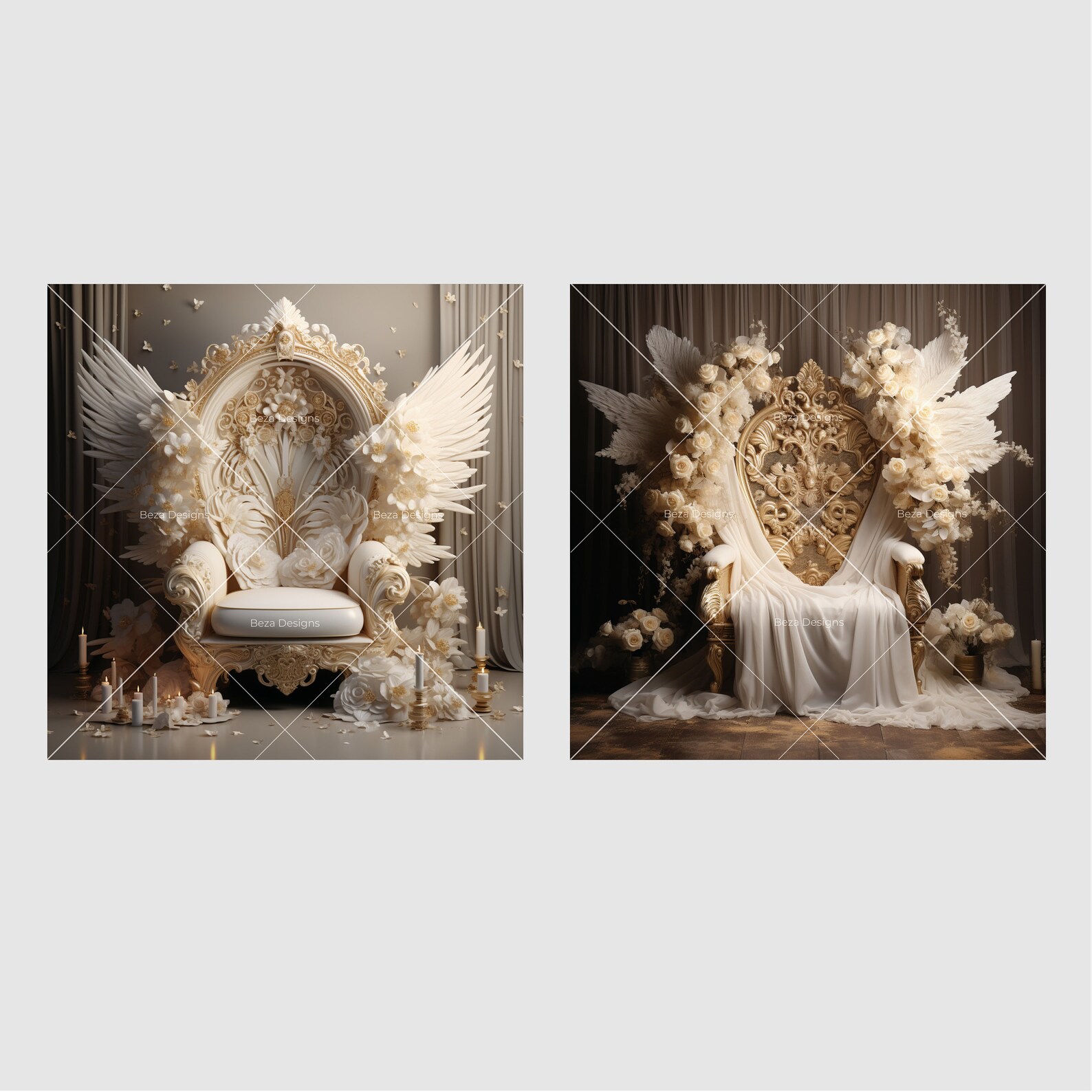 22 X Digital Backdrops, Angel Wings Digital Backgrounds, Maternity ...