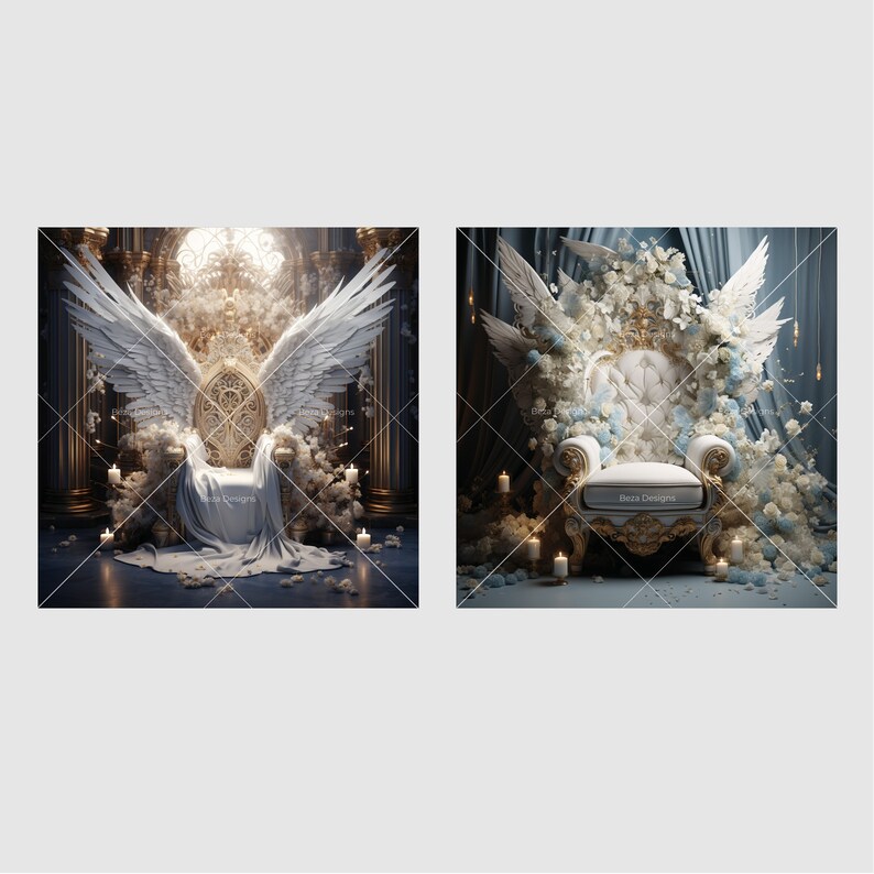 22 X Digital Backdrops, Angel Wings Digital Backgrounds, Maternity ...