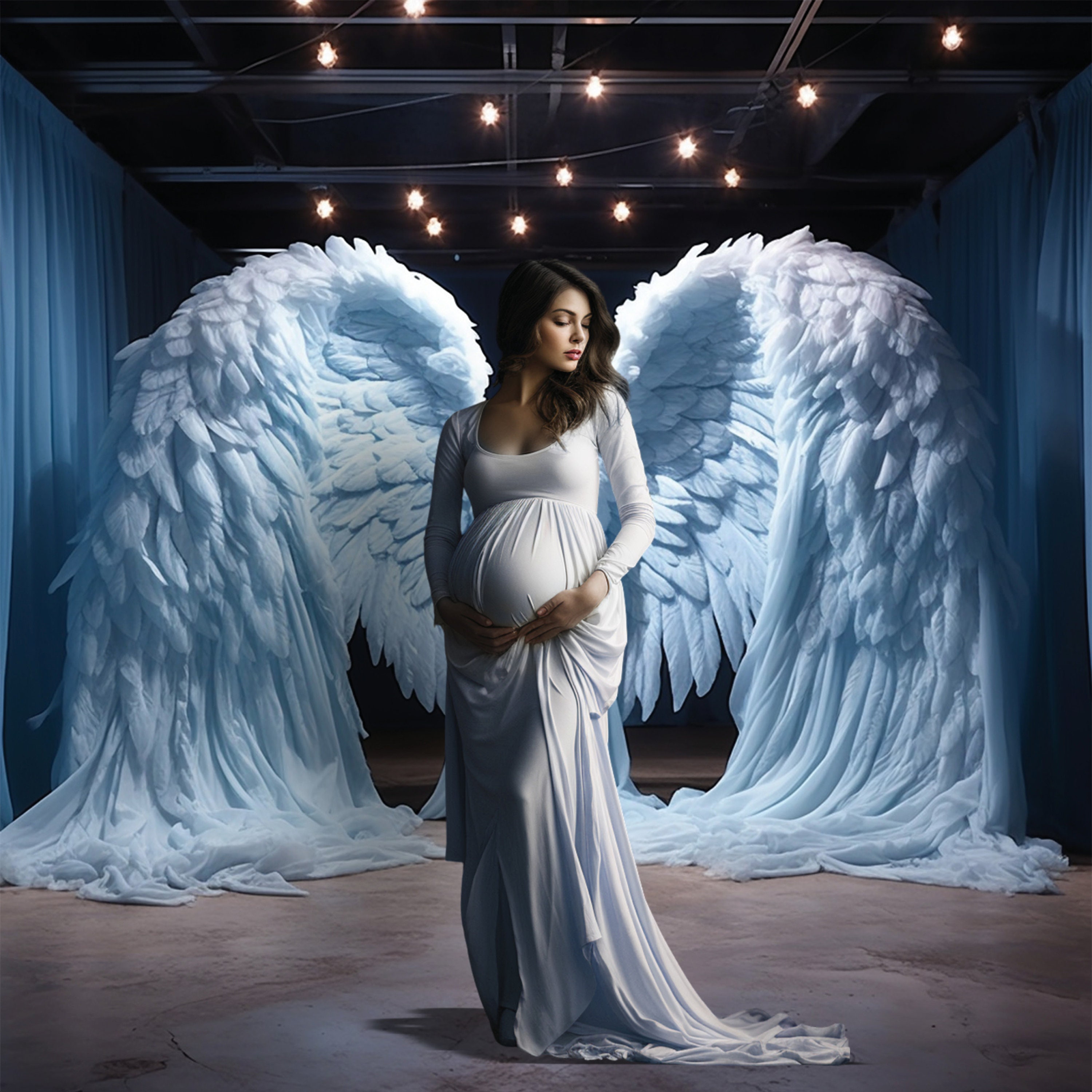 22 X Digital Backdrops, Angel Wings Digital Backgrounds, Maternity ...