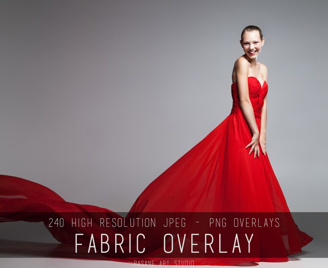 Fabric Flying Dress Overlays for Adobe Photoshop - Etsy