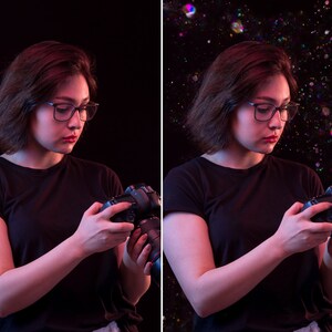 Bokeh Dust Overlay, Cinematic Dust Overlays, Sparkling Dust, Photoshop ...