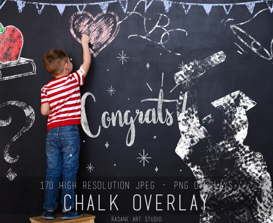Chalk Overlays, Chalk Illustration, Chalk Art Overlays, Chalk ...