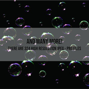Bubble Overlays, Soap Bubble Overlays, Floating Bubbles, Photoshop ...