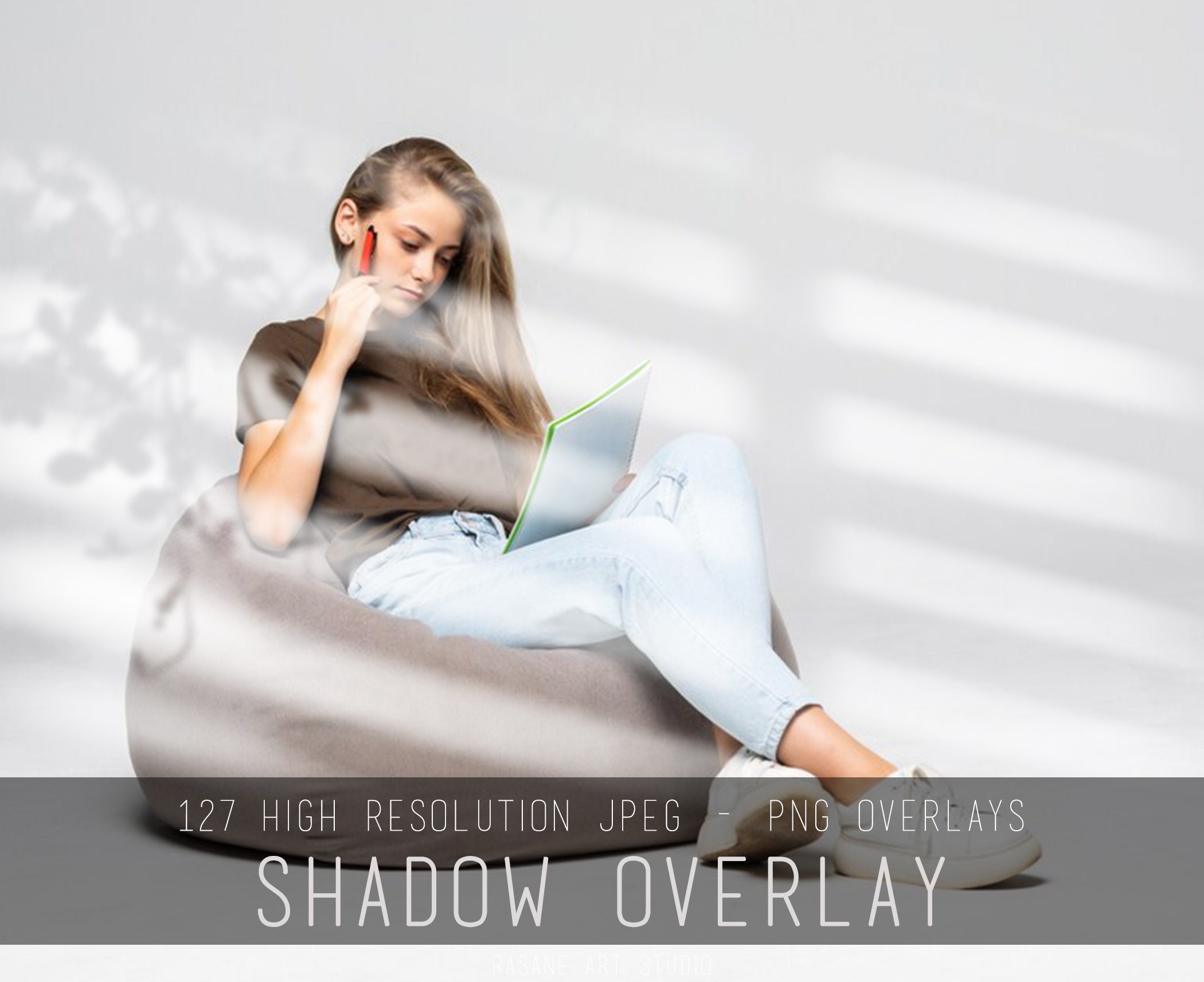 Shadow Overlays, Realistic Shadow Illustration Overlay for Adobe ...