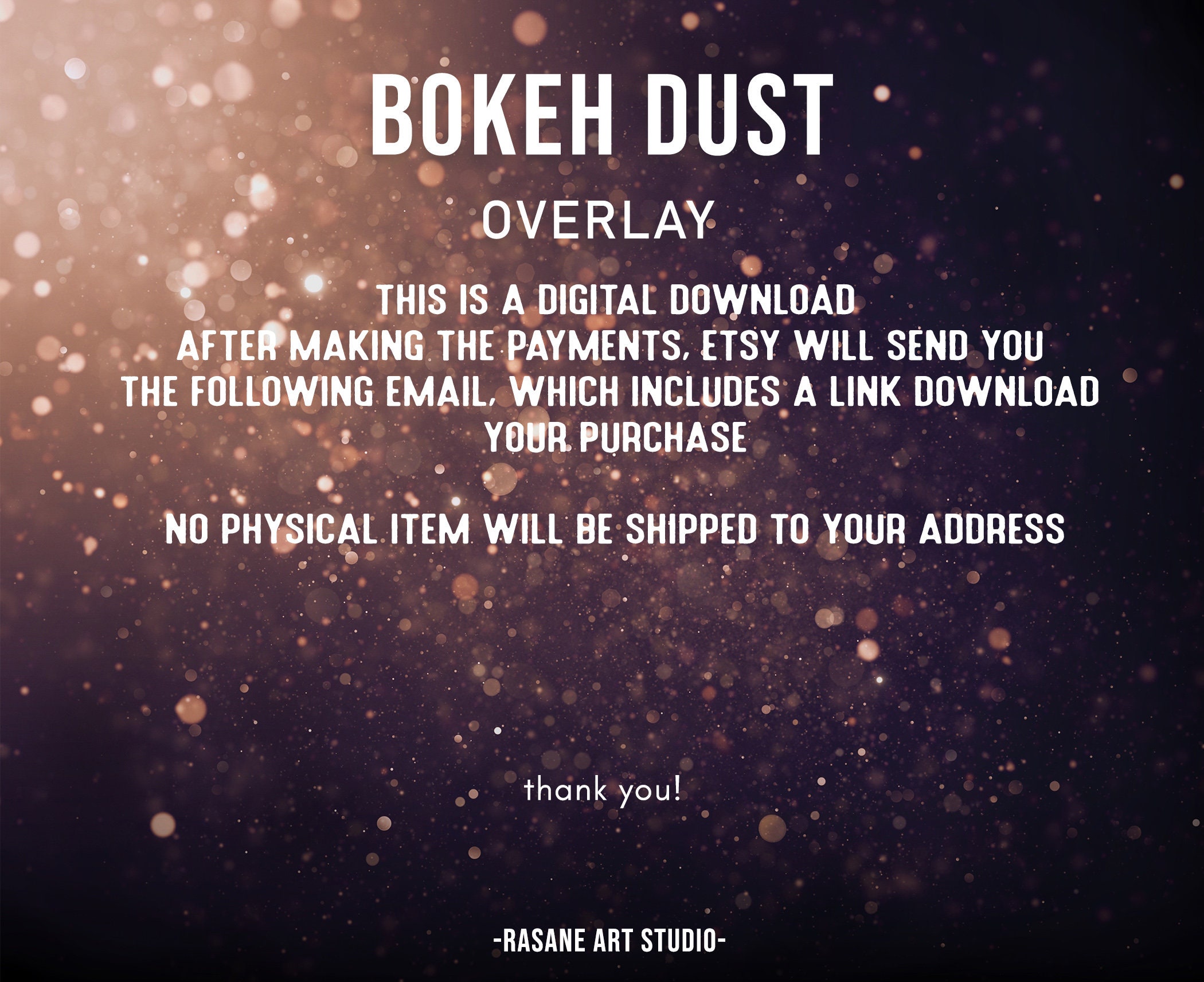 Bokeh Dust Overlay, Cinematic Dust Overlays, Sparkling Dust, Photoshop ...