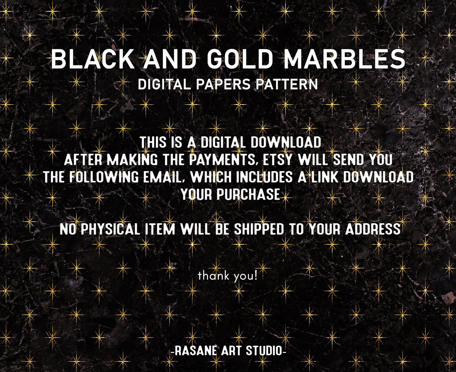 Black and Gold Marbles Seamless Digital Paper Digital Paper - Etsy
