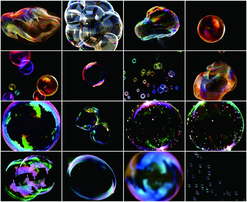 Bubble Overlays, Soap Bubble Overlays, Floating Bubbles, Photoshop ...