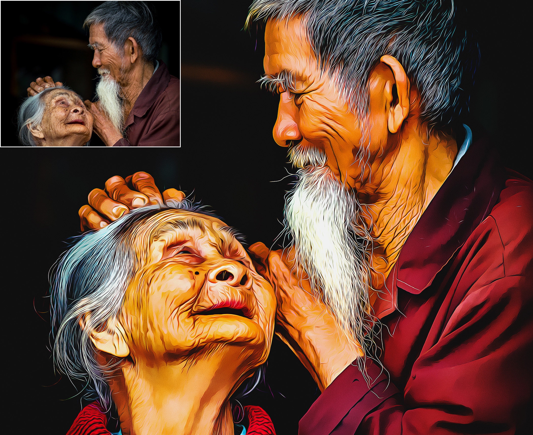 Painted Photoshop Action, Sketch Effect Filter, Painting and Drawing ...