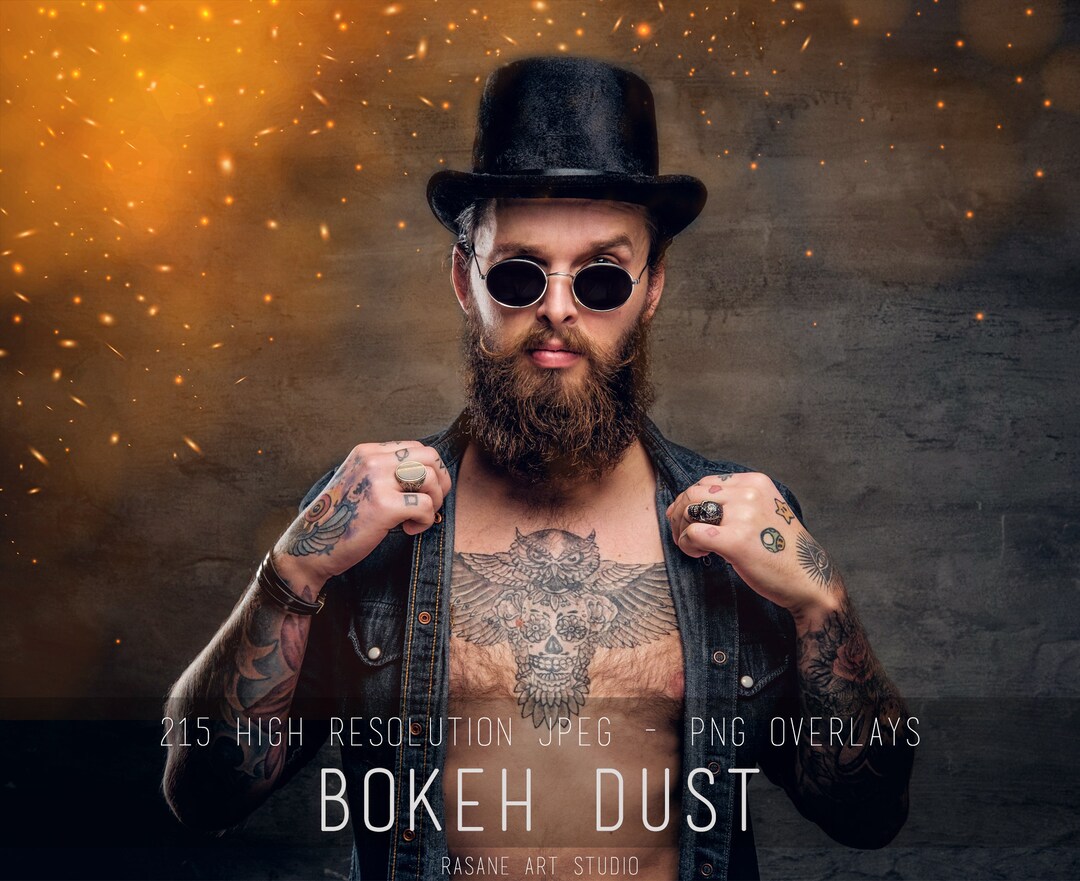 Bokeh Dust Overlay, Cinematic Dust Overlays, Sparkling Dust, Photoshop ...