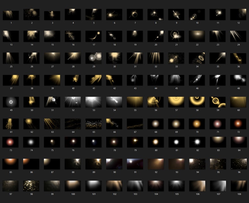 Sunlight Overlays, Lens Flare Digital Textures for Photo Editing - Etsy