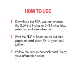 Affirmation Cards Printable for Entrepreneurs and Business Owners for ...