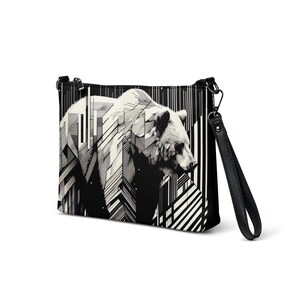Grizzly Bear Crossbody Bag - Etsy