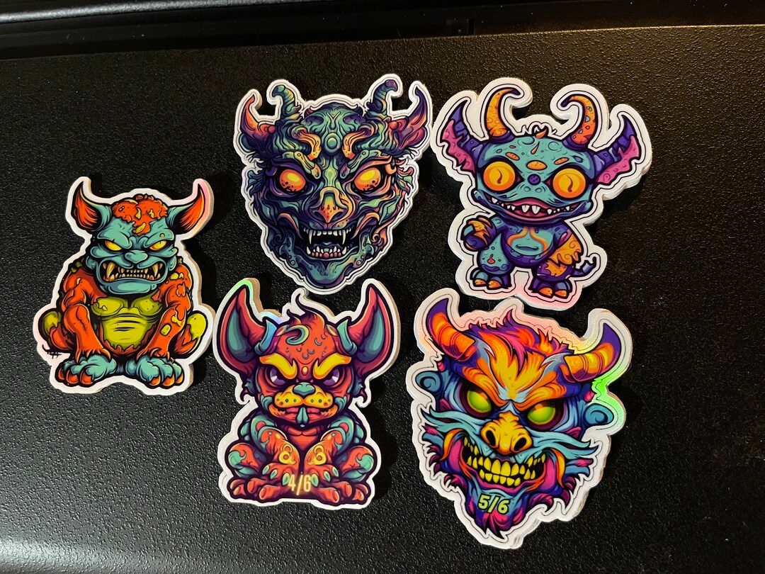 Demons Limited Edition Sticker Pack - Etsy