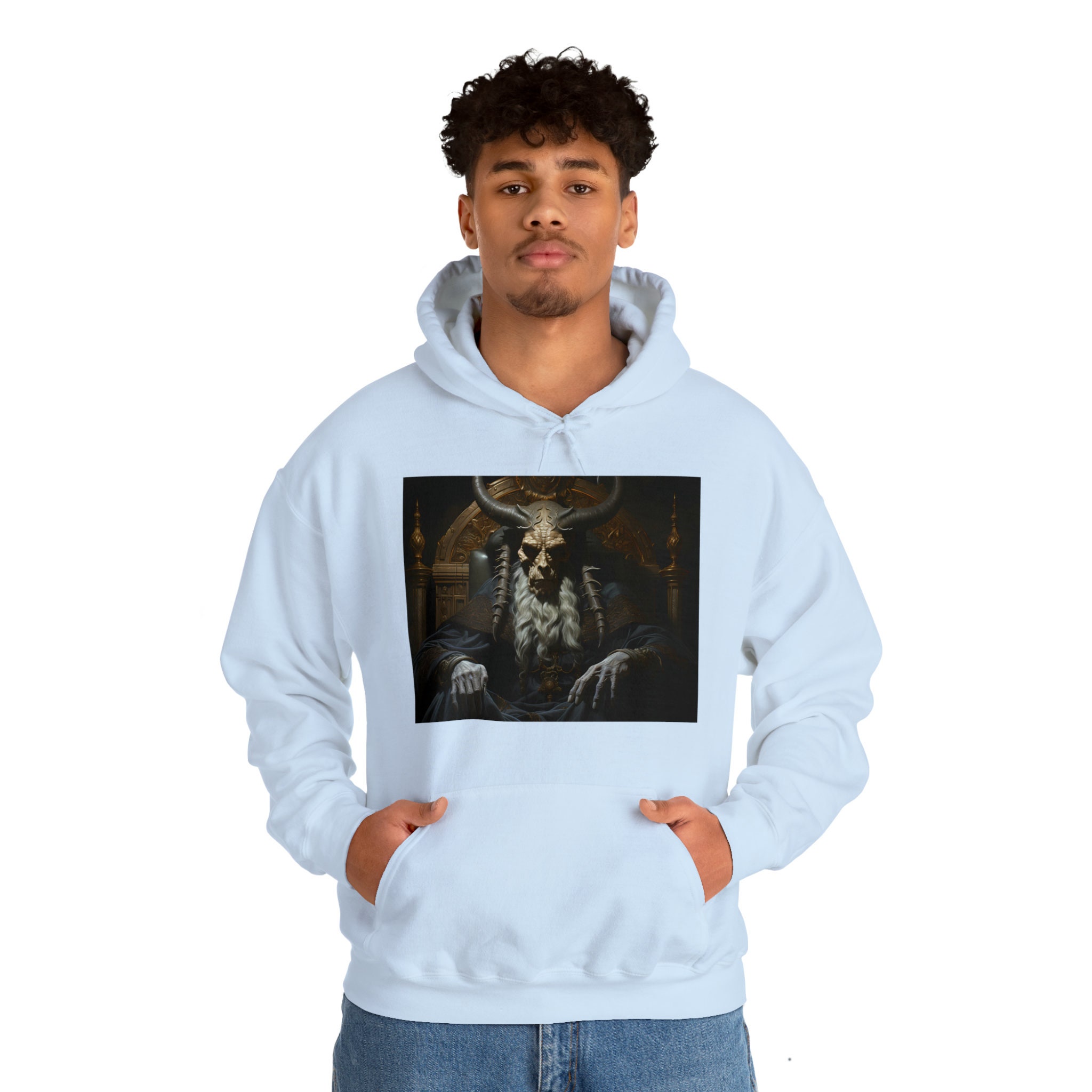 Demon Ritual Macabre Occult Goth Dark Academia Pullover Spooky Devil ...