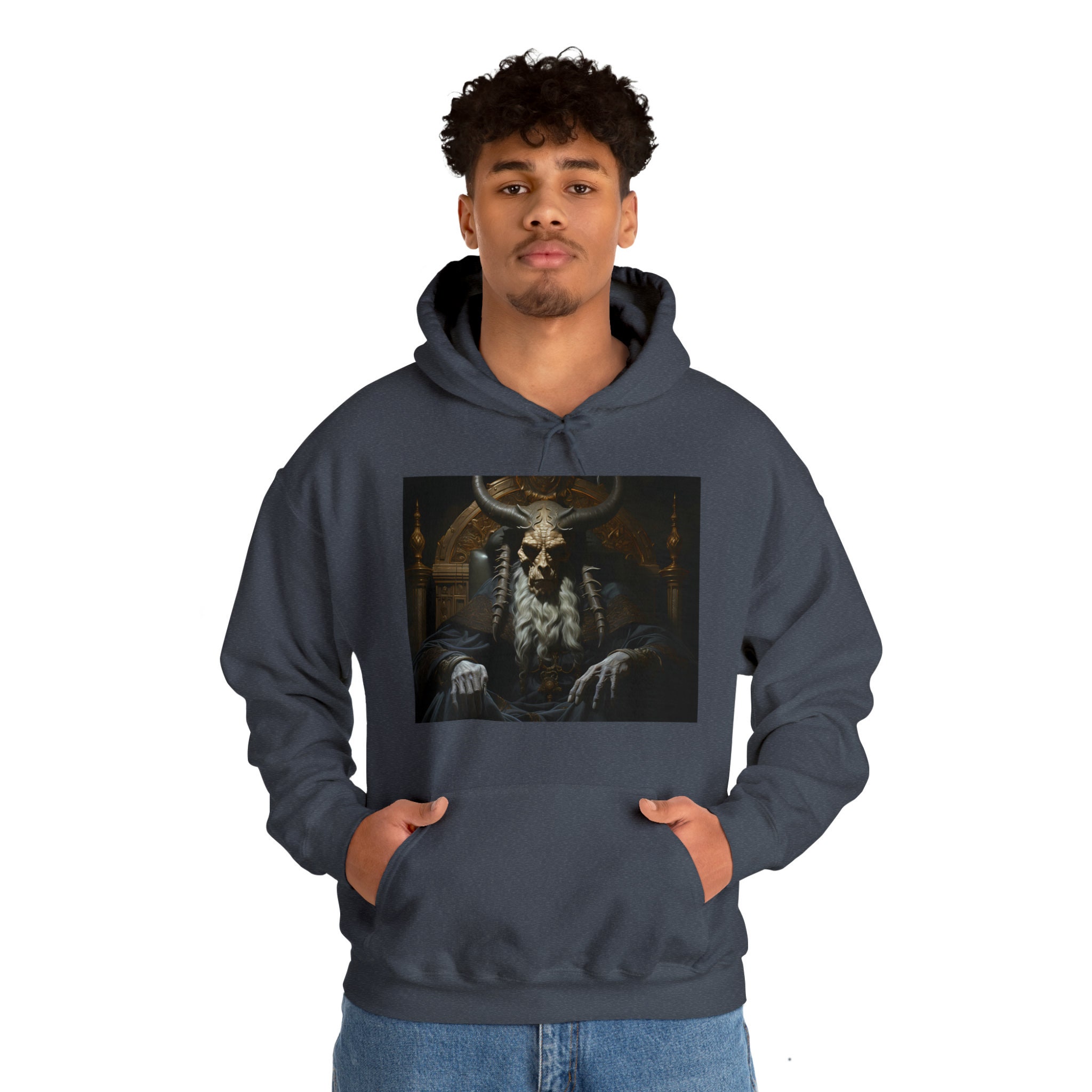 Demon Ritual Macabre Occult Goth Dark Academia Pullover Spooky Devil ...