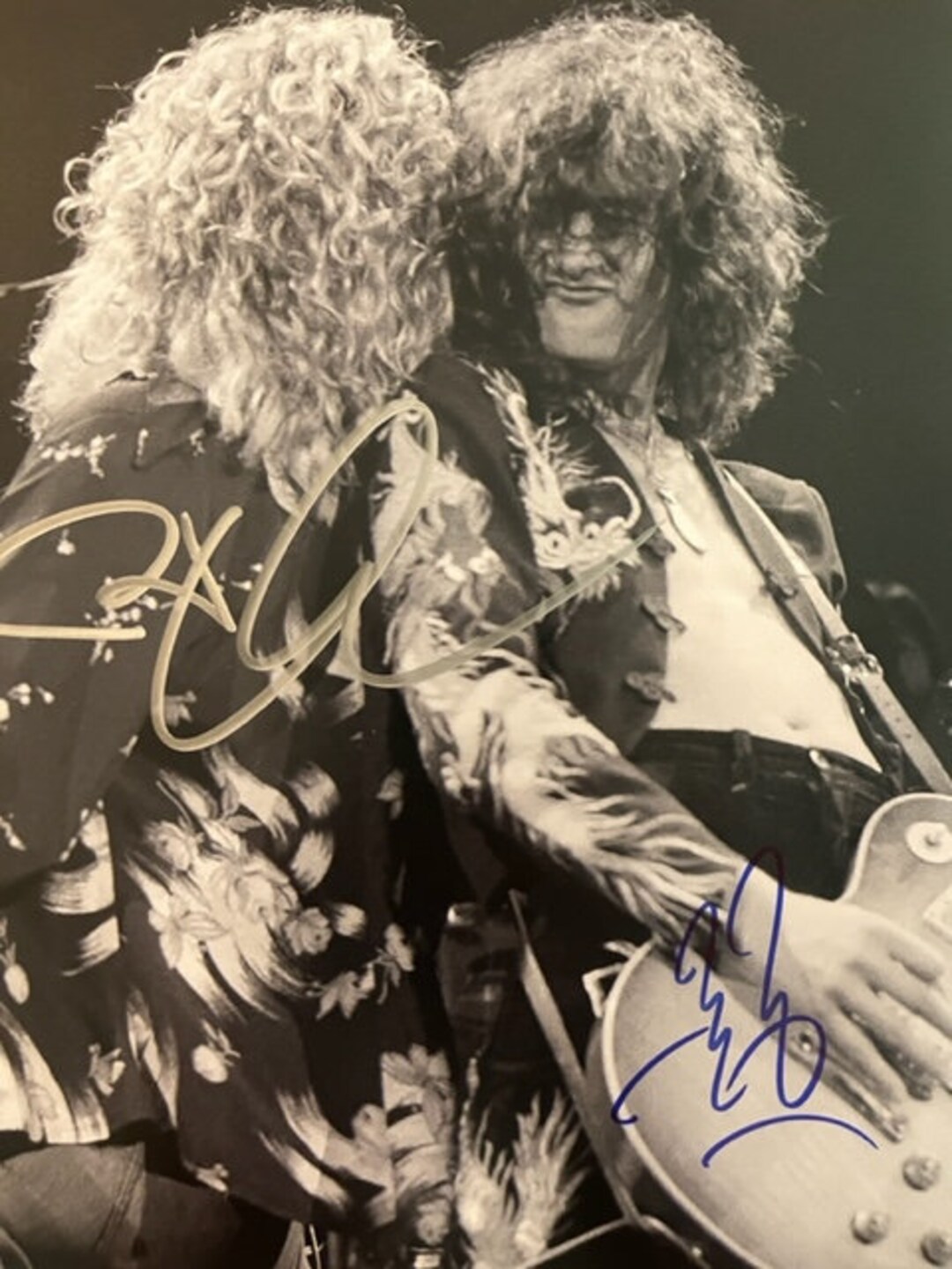 Led Zeppelin Robert Plant & Jimmy Page Hand Signed 8 X 10 Photo - Etsy