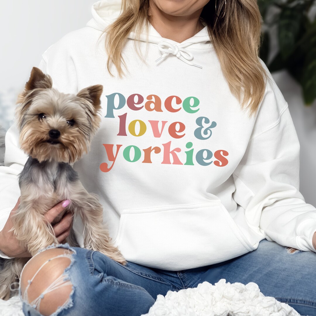 Yorkie Mom Hoodie Yorkie Mama Sweatshirt Pet Lover Yorkshire Terrier ...