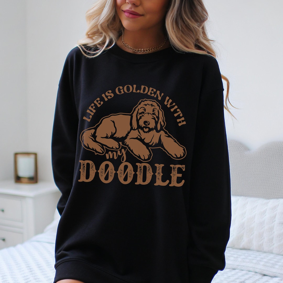 Goldendoodle Custom Sweatshirt, Doodle Mom Sweater, Goldendoodle Hoodie ...