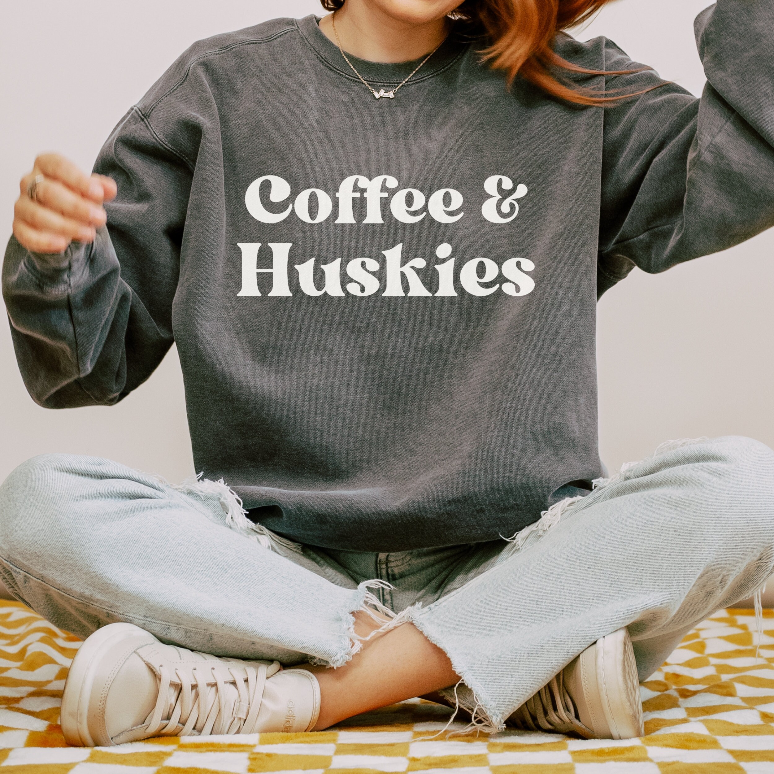 Husky Mom Sweatshirt, Personalized Husky Mom Sweatshirt, Siberian Husky ...