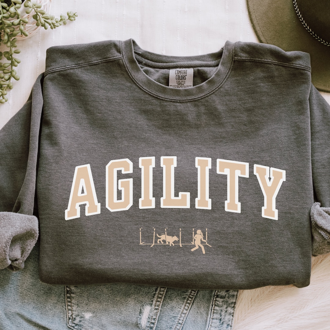 Dog Agility Shirt, Sweatshirt, Dog Sports, Agility Gift, Dog Training ...