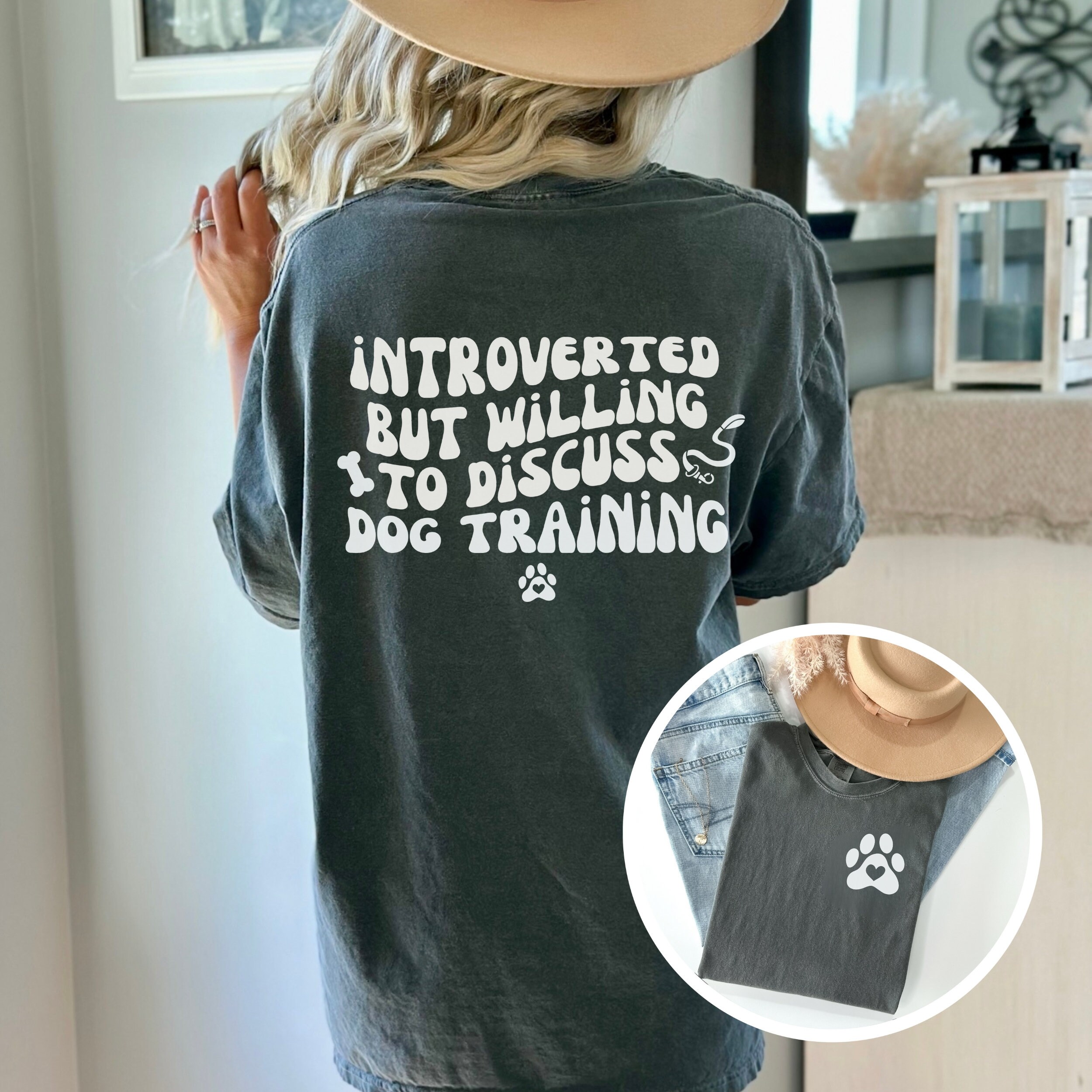 Dog Training Shirt Unisex Sizes Dog Trainer Gift Rescue Dogs Reactive ...