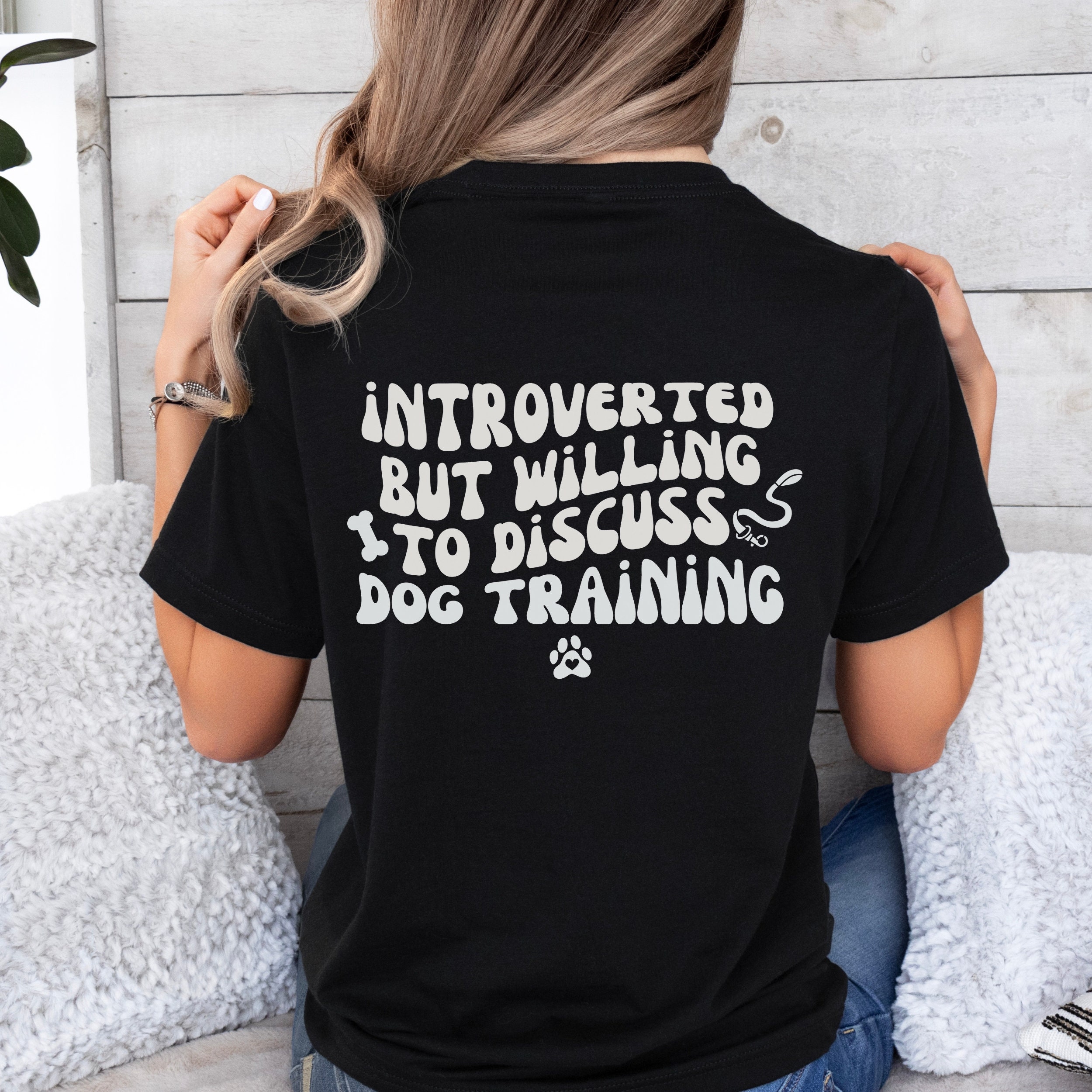 Dog Training Shirt Unisex Sizes Dog Trainer Gift Rescue Dogs Reactive ...