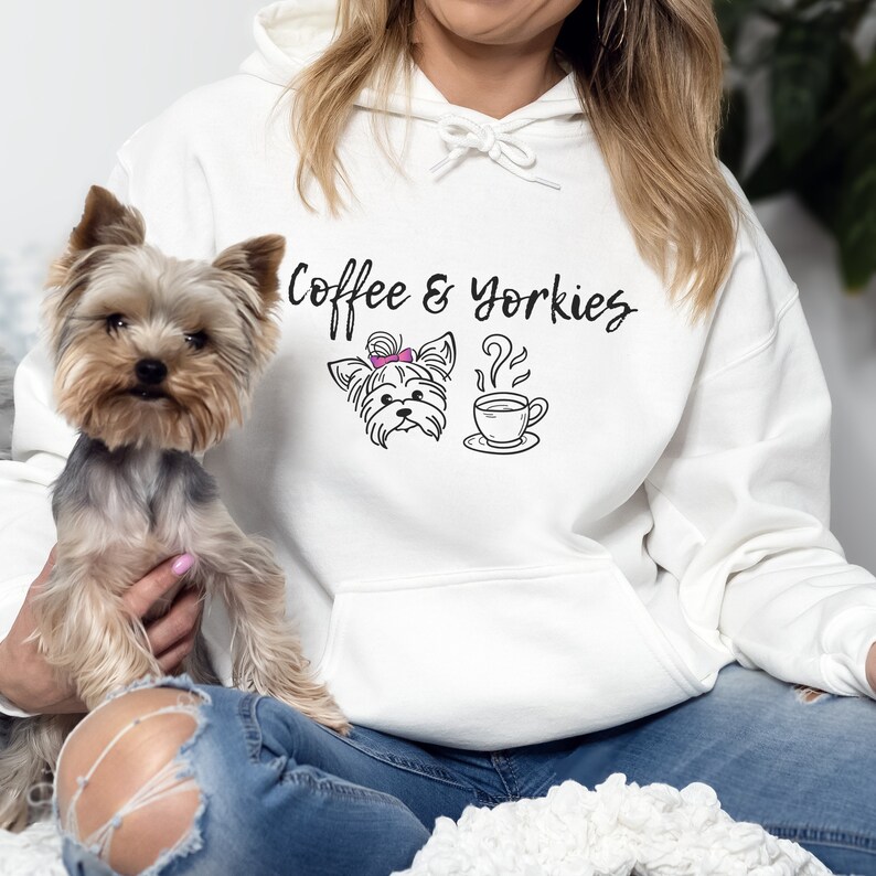 Yorkshire Terrier Hoodie Yorkie Mama Shirt Cute Yorkie Shirt Yorkie Mom ...