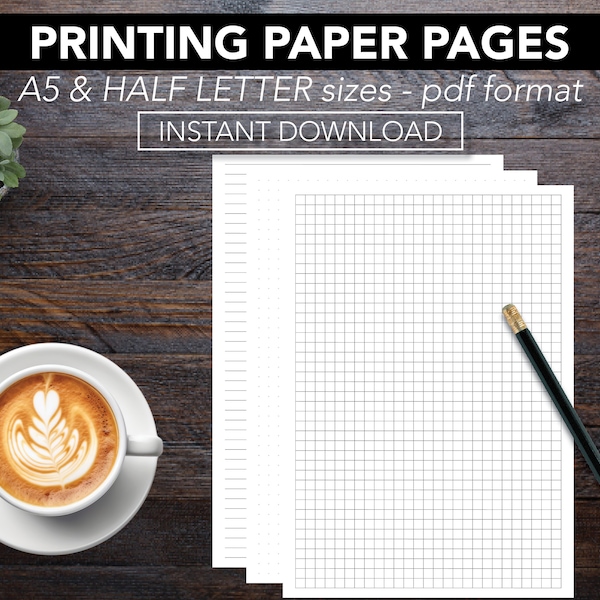 Dot Grid Paper - Etsy