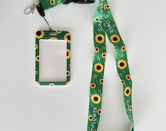Sunflower Lanyard for HIDDEN DISABILITIES, Autism Awareness and Support ...