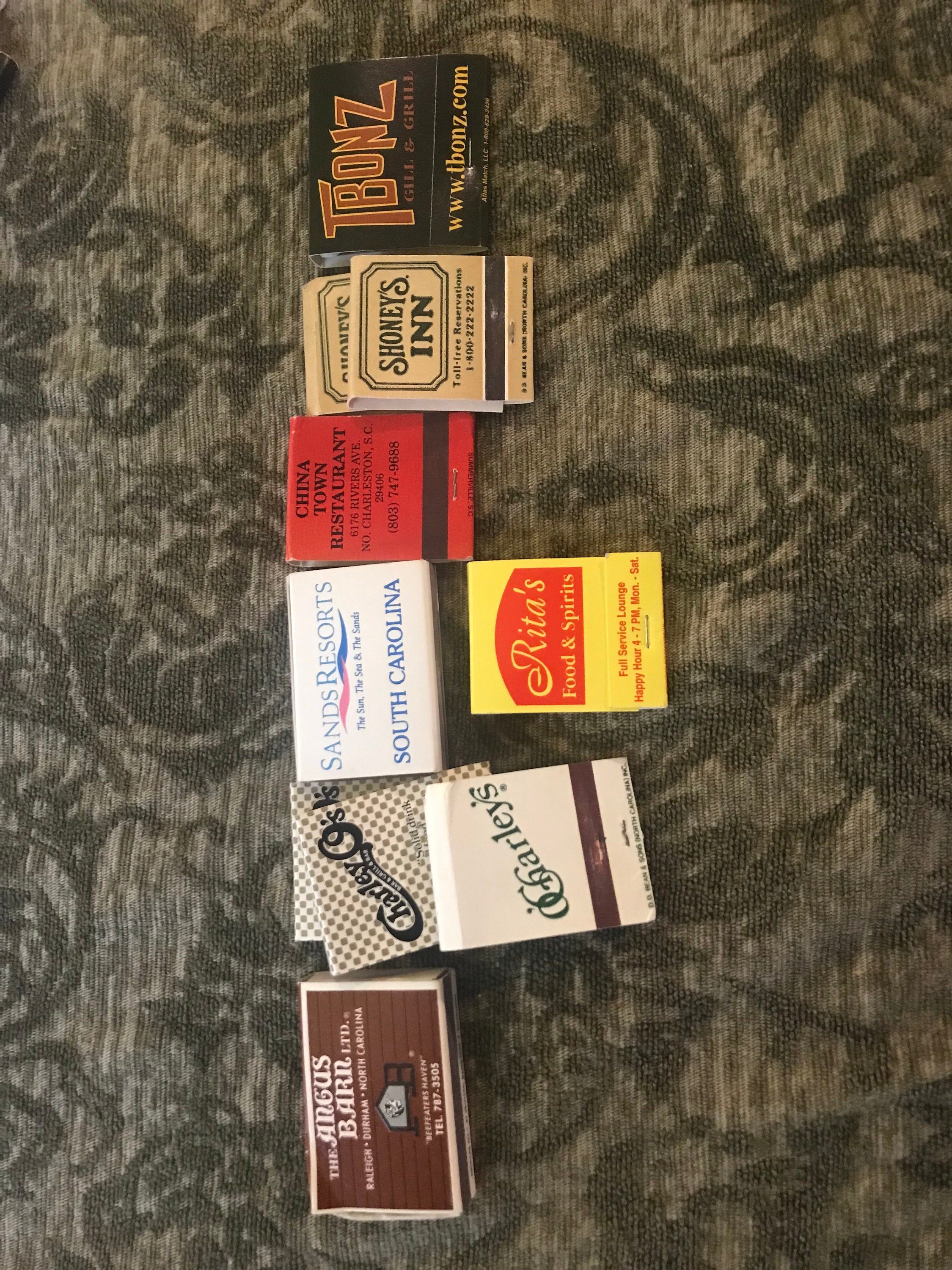 North Carolina and South Carolina Vintage Matchbooks and Matchboxes - Etsy