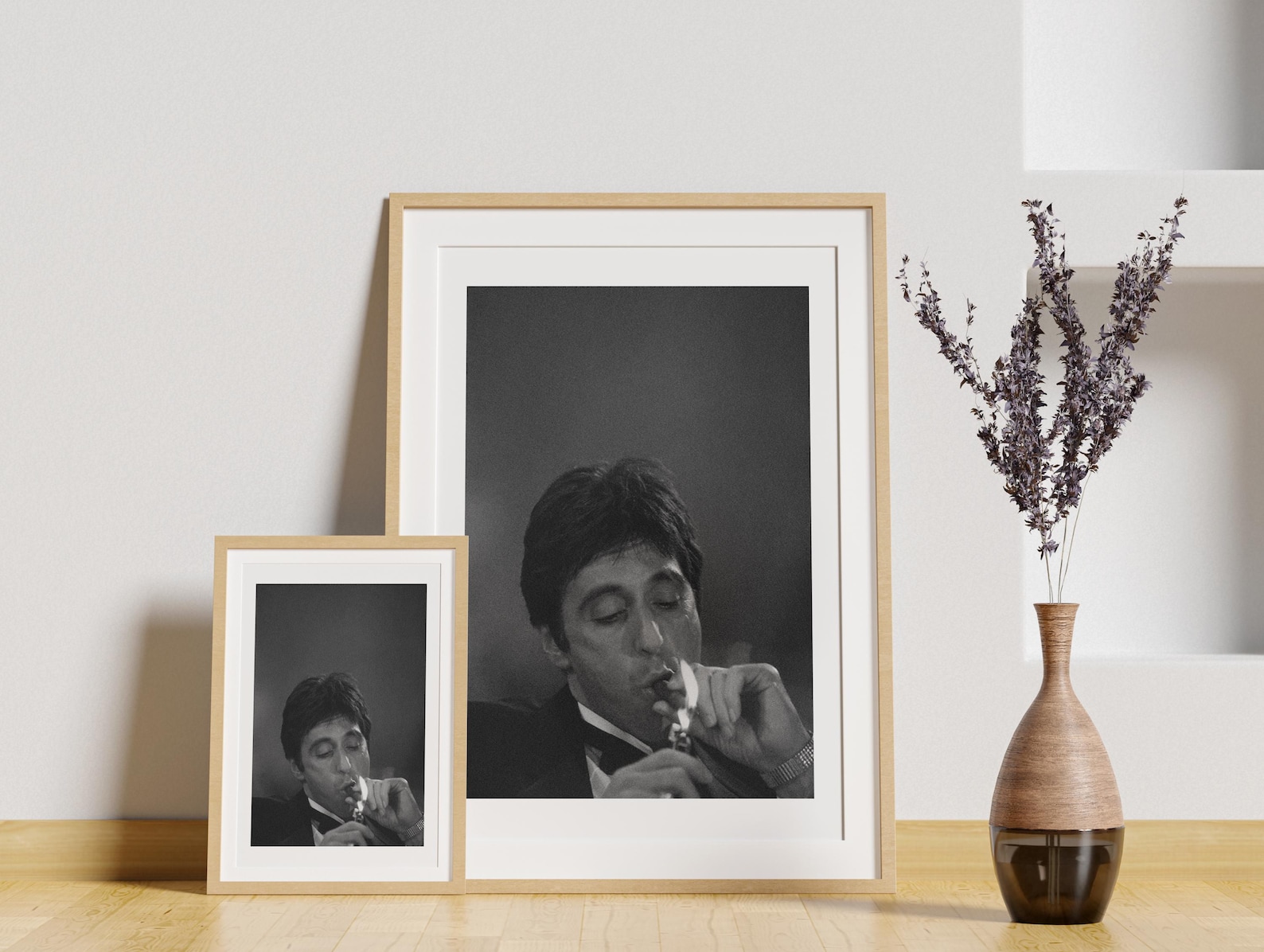 Scarface Movie Print, Black and White, Tony Montana Poster, Wall Art ...