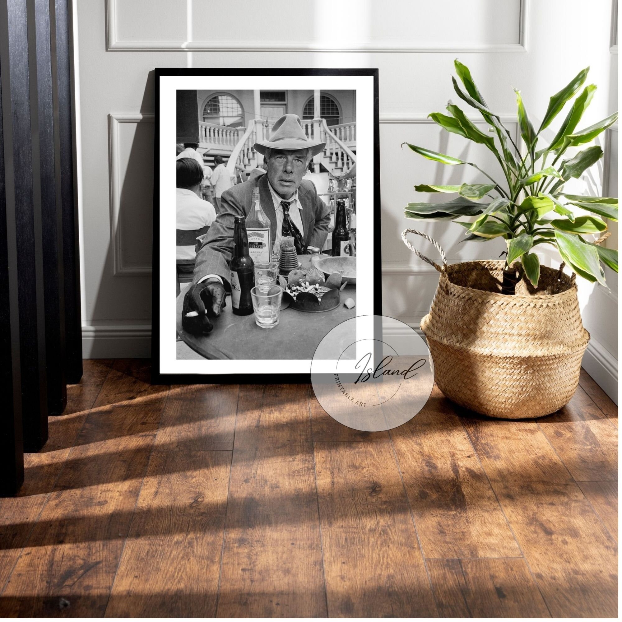 Lee Marvin Print, Black and White, Vintage Photo, Fashion Wall Art, Old ...