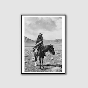 Cowboy Photo Print, Wild West, Digital Print, Cowboys Poster, Vintage ...