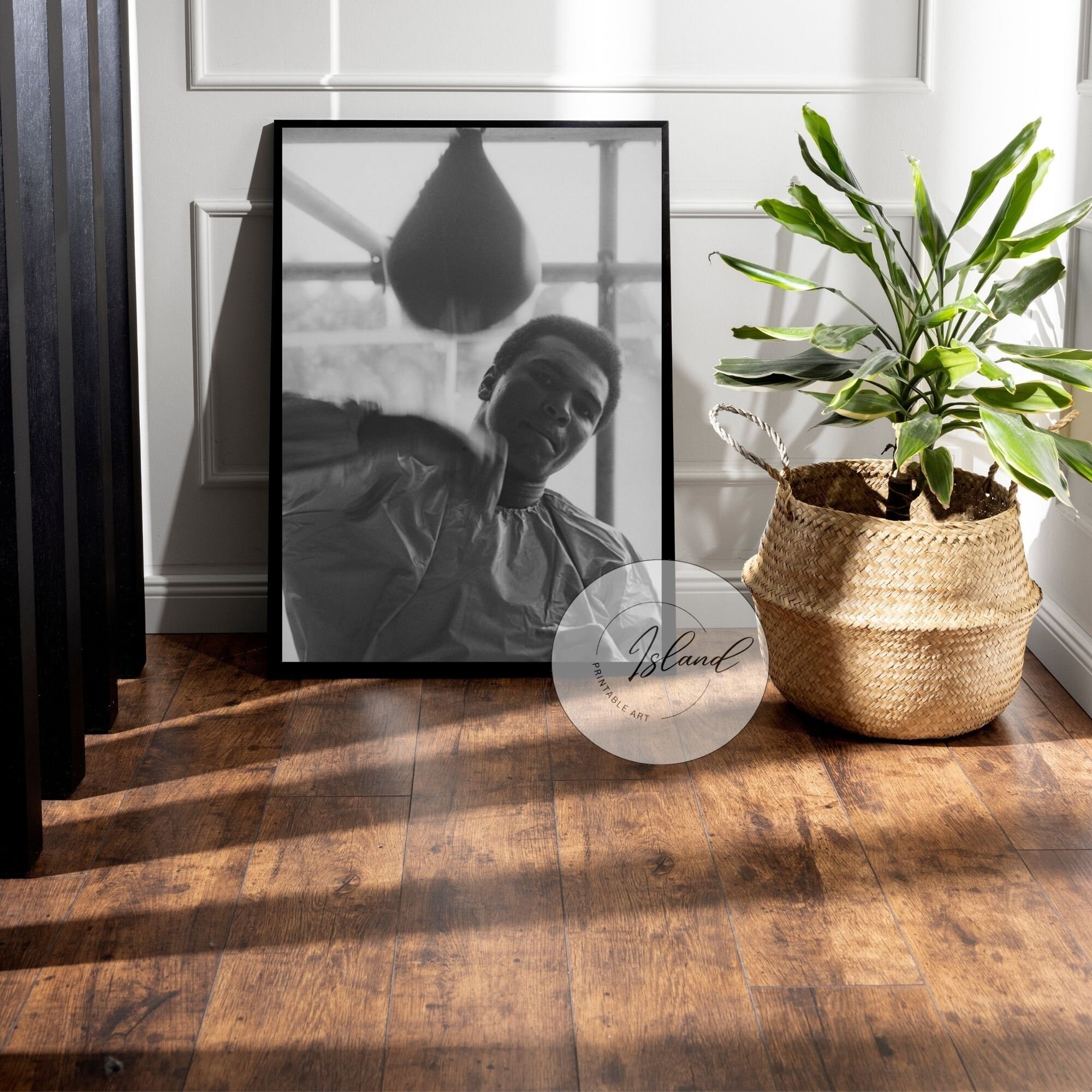 Muhammad Ali Print, Black and White Wall Art, Vintage Print ...