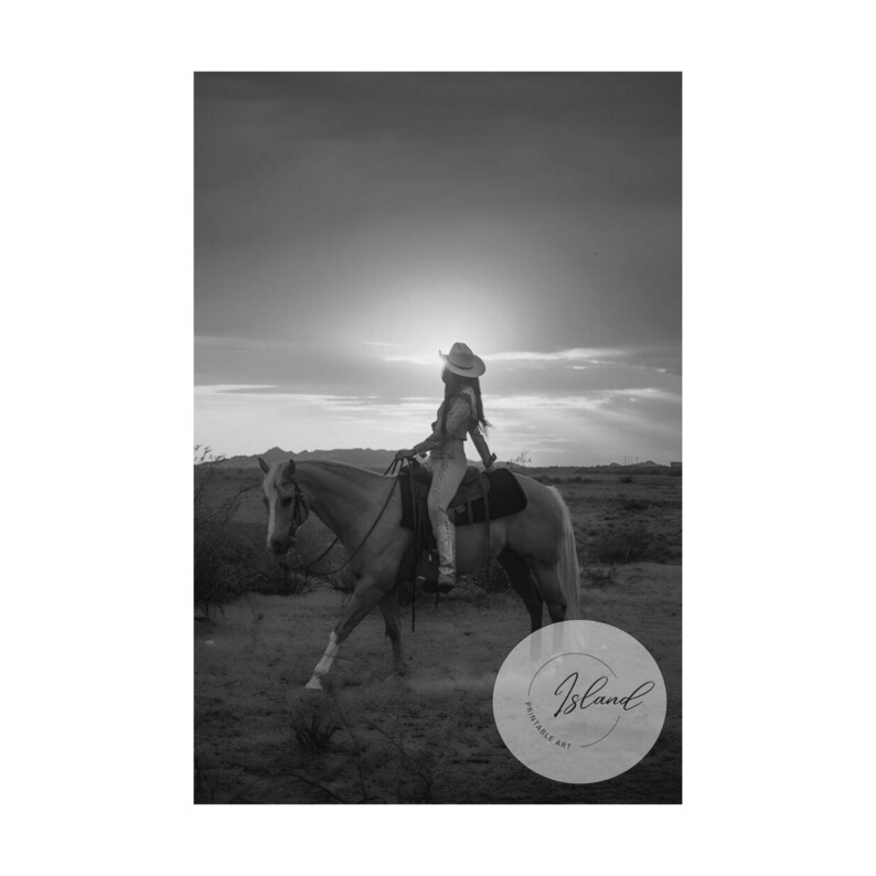 Cowboy Photo Print Wild West Digital Print Cowboys Poster - Etsy