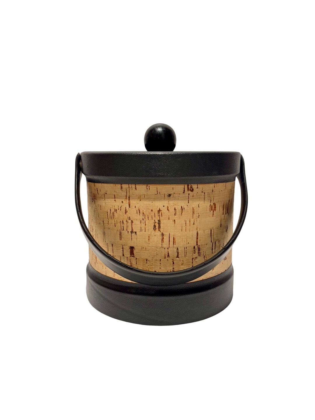 Retro 1960s Kraftware Cork Ice Bucket, Retro Barware, Vintage Ice ...