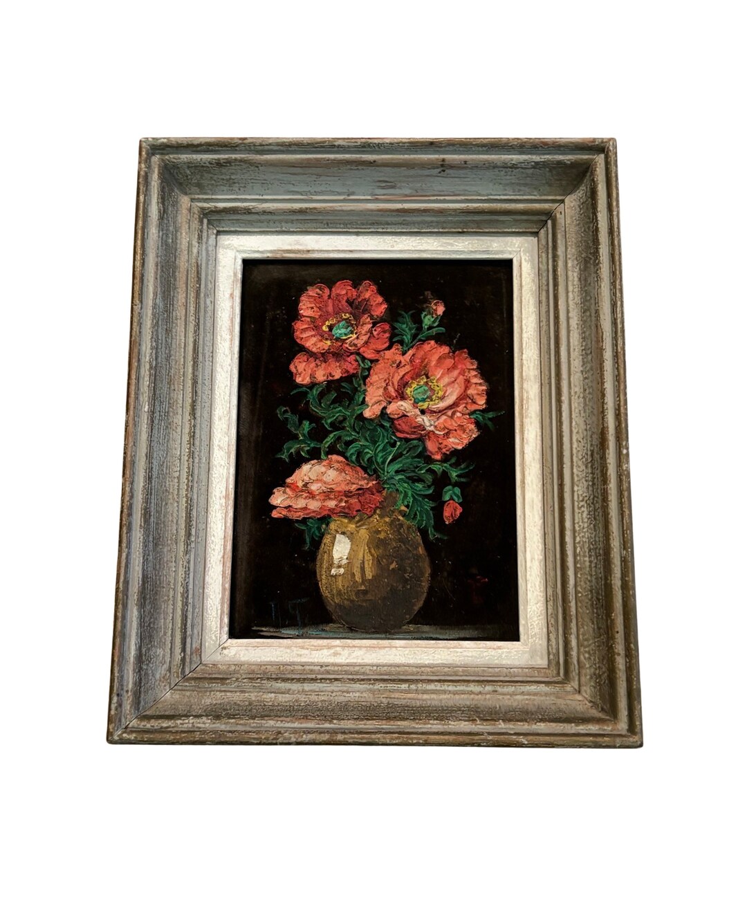 Vintage French Floral Oil Painting by Robert Giovani, French Oil ...